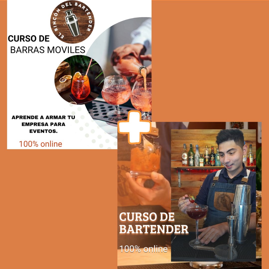 Bartender Profesional + Barras moviles
